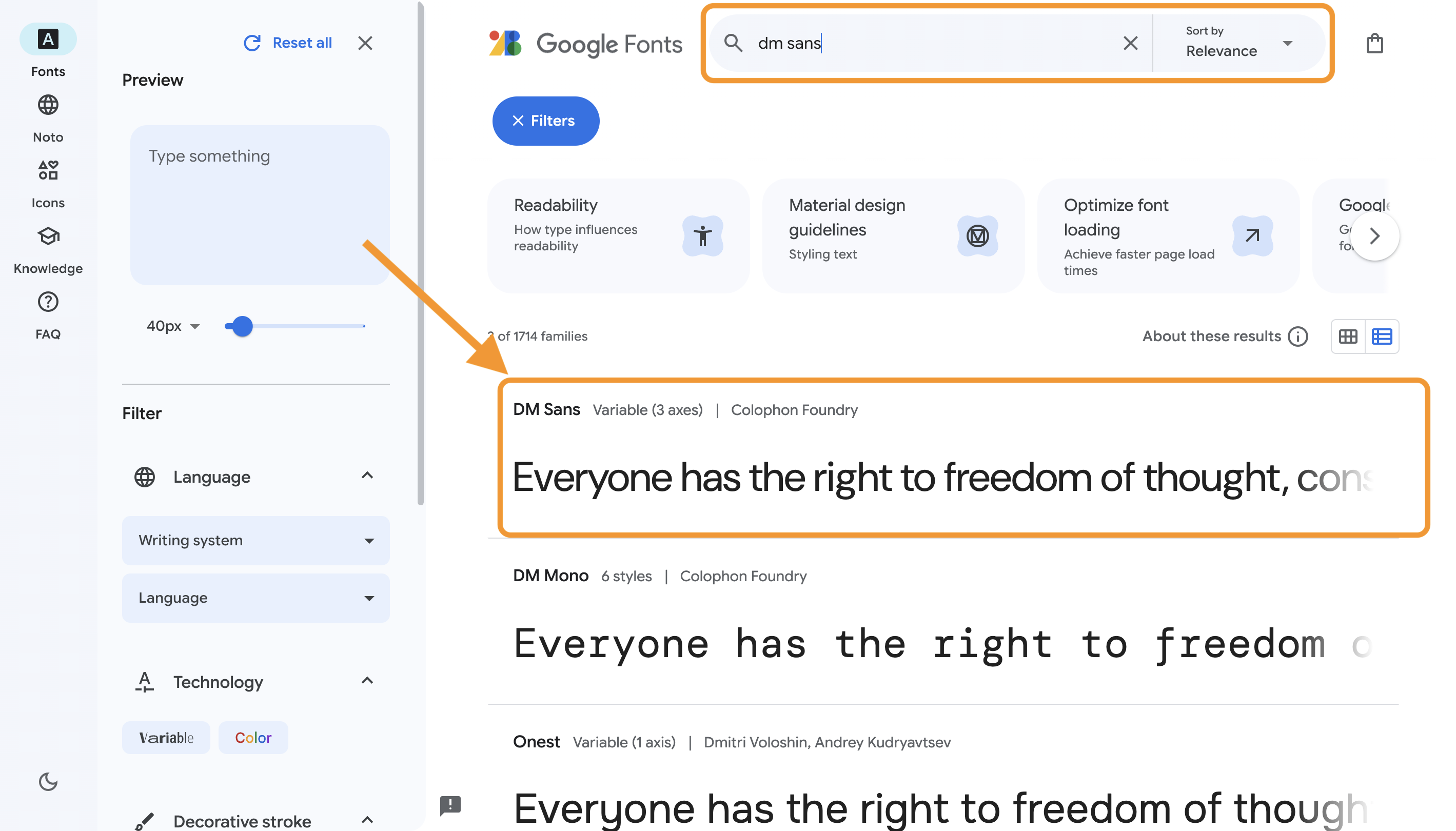 on the font s page click the get font button